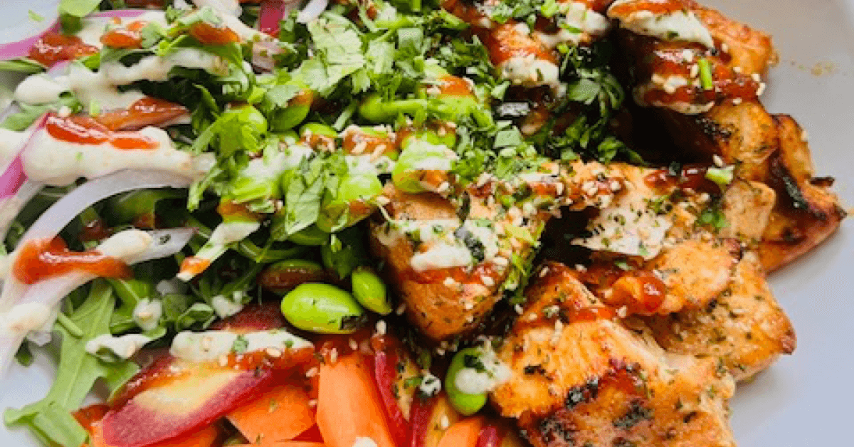 Sweet Heat Salmon Salad Recipe | Chronic-Kidney-Disease.net